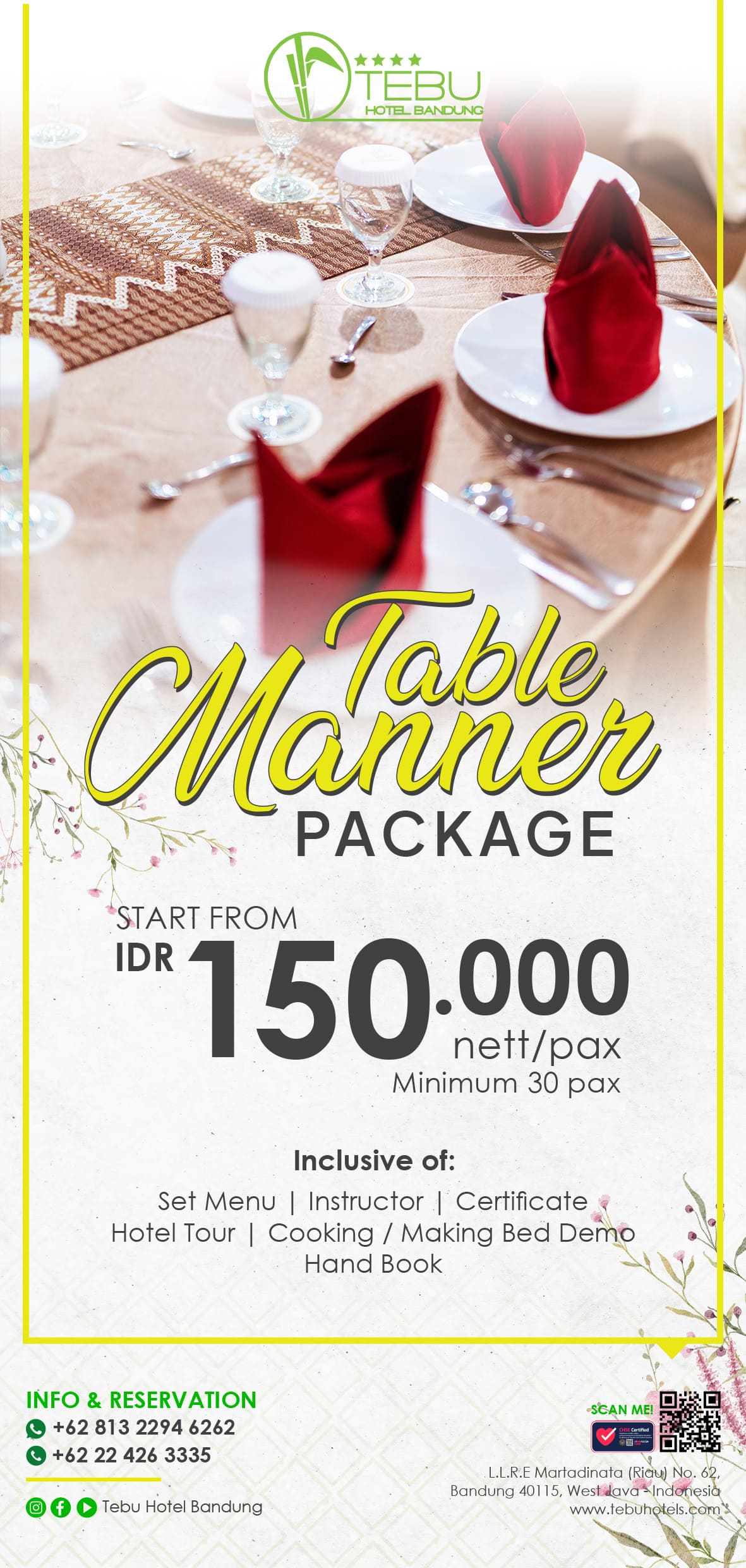 Packages – Tebu Hotels